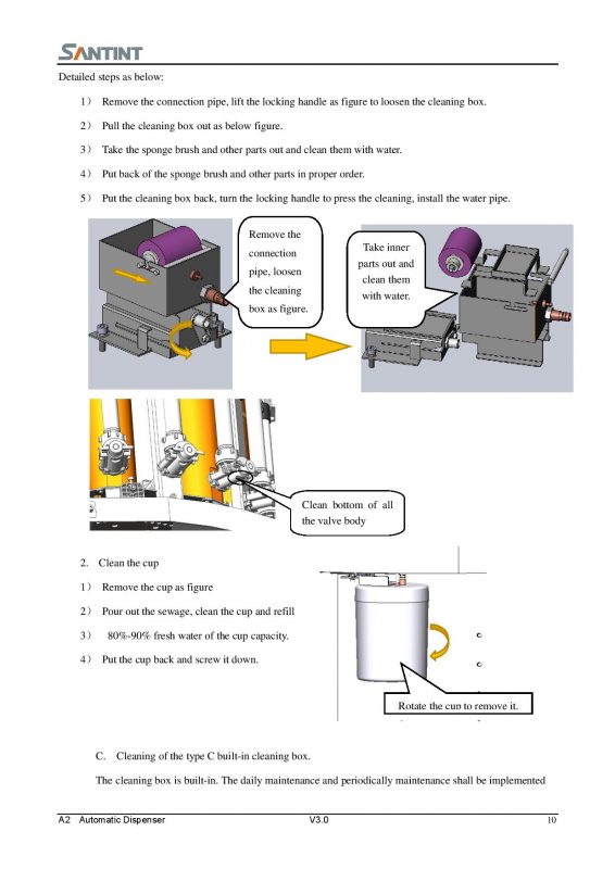 Máy pha màu Santint A2